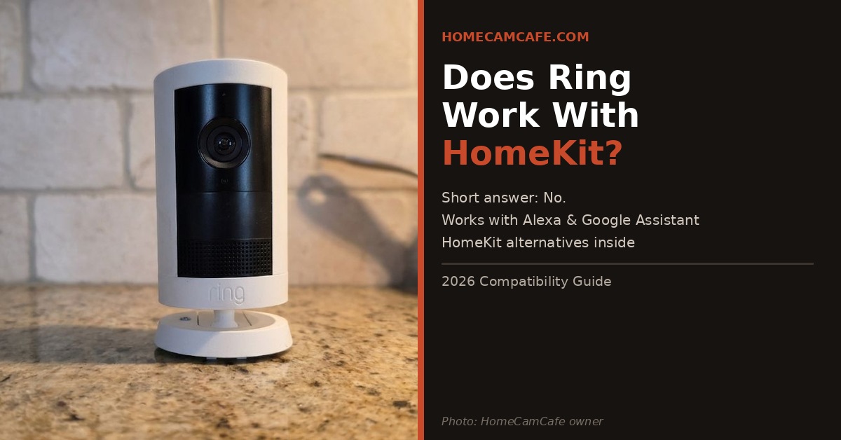 Does Ring Work with Apple HomeKit? (2026 Answer)